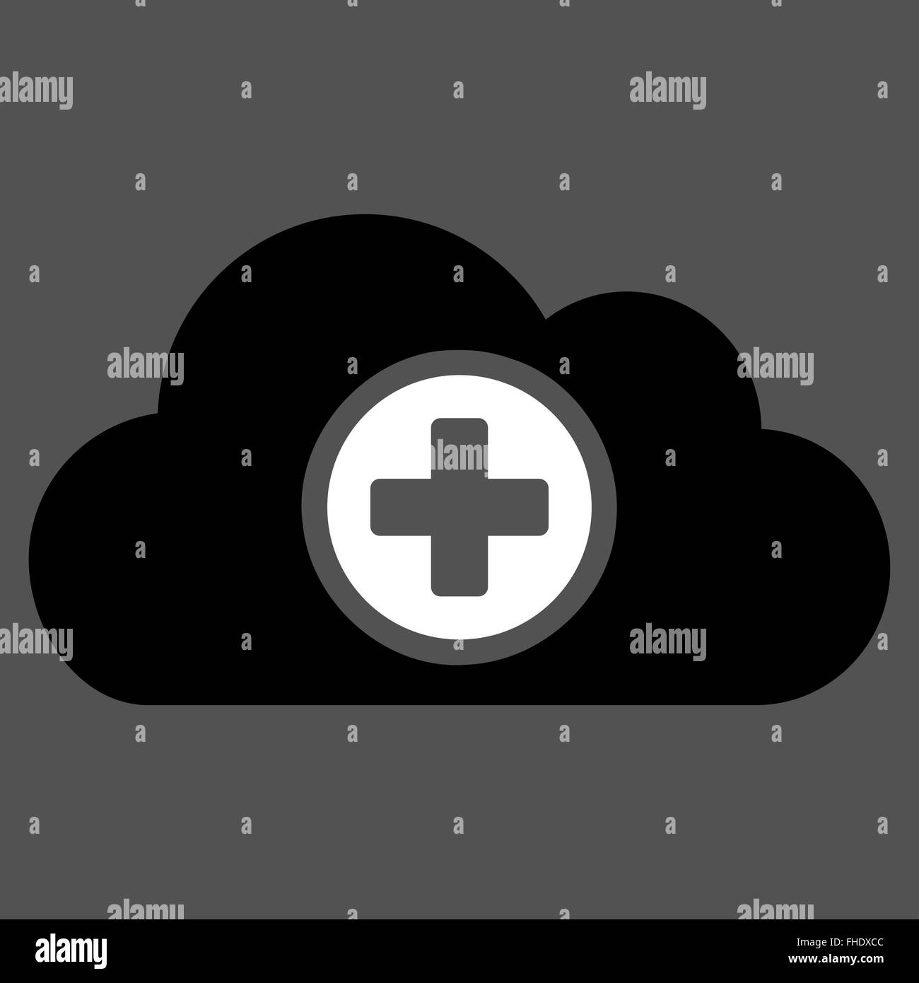 Health Care Cloud Icon Stock Photo - Alamy