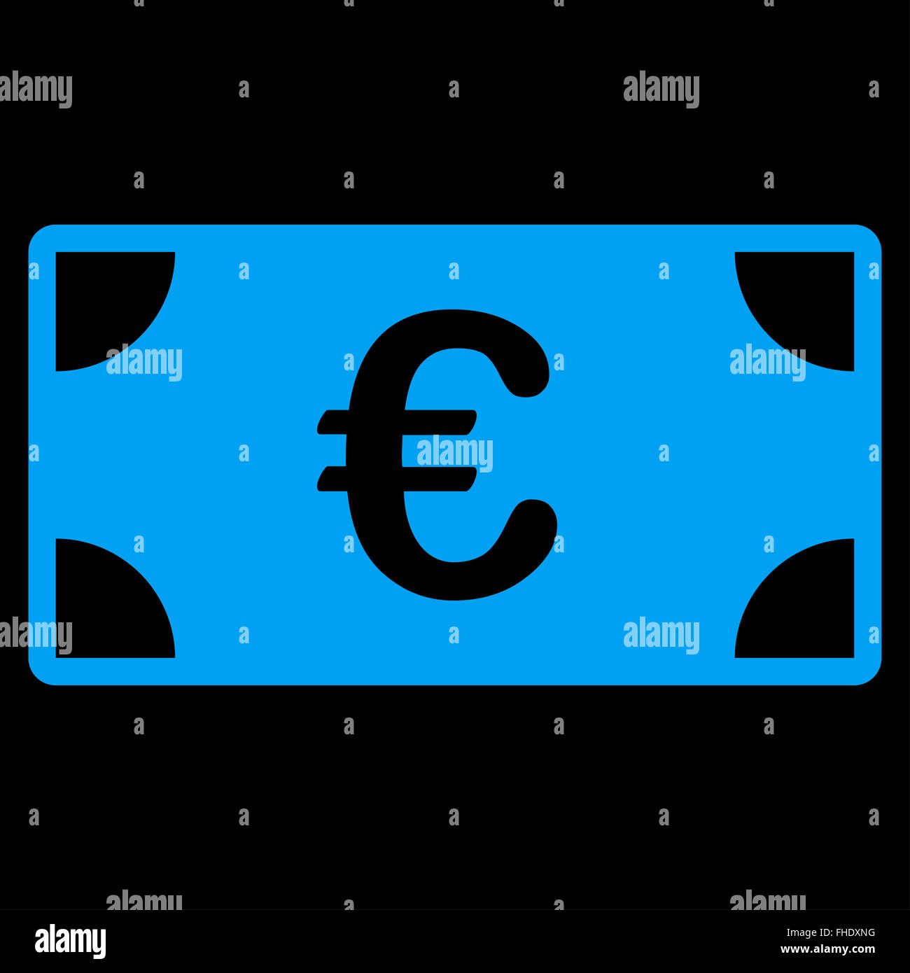 Euro Banknote Icon Stock Photo - Alamy