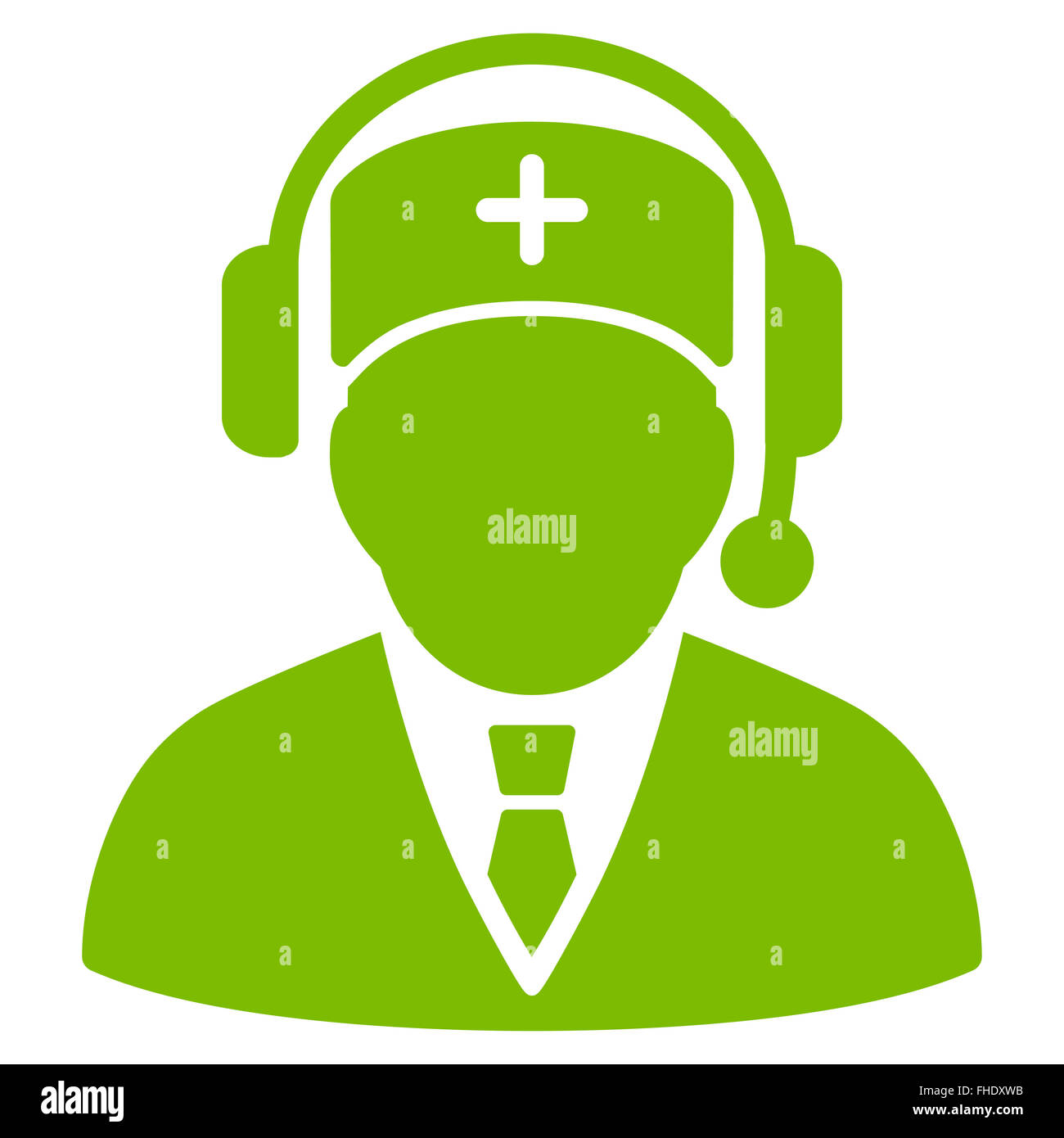 Emergency Manager Icon Stock Photo - Alamy