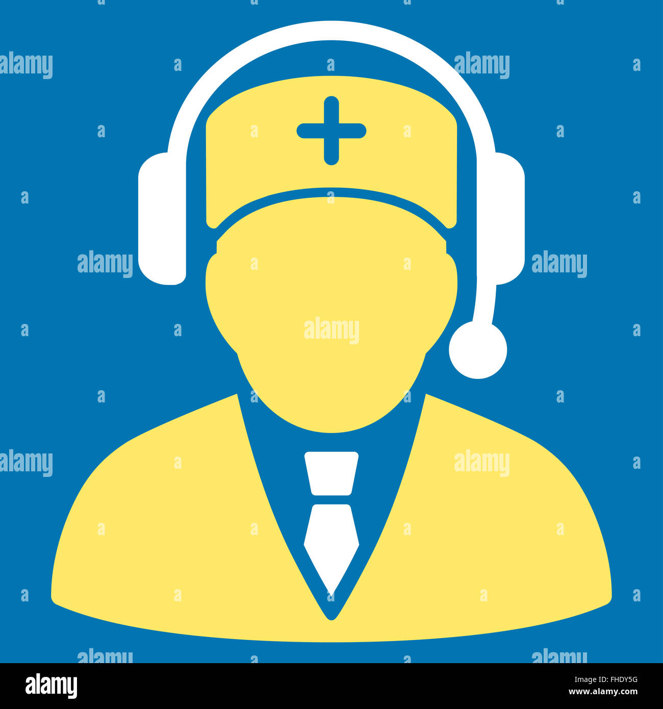 Emergency Manager Icon Stock Photo - Alamy