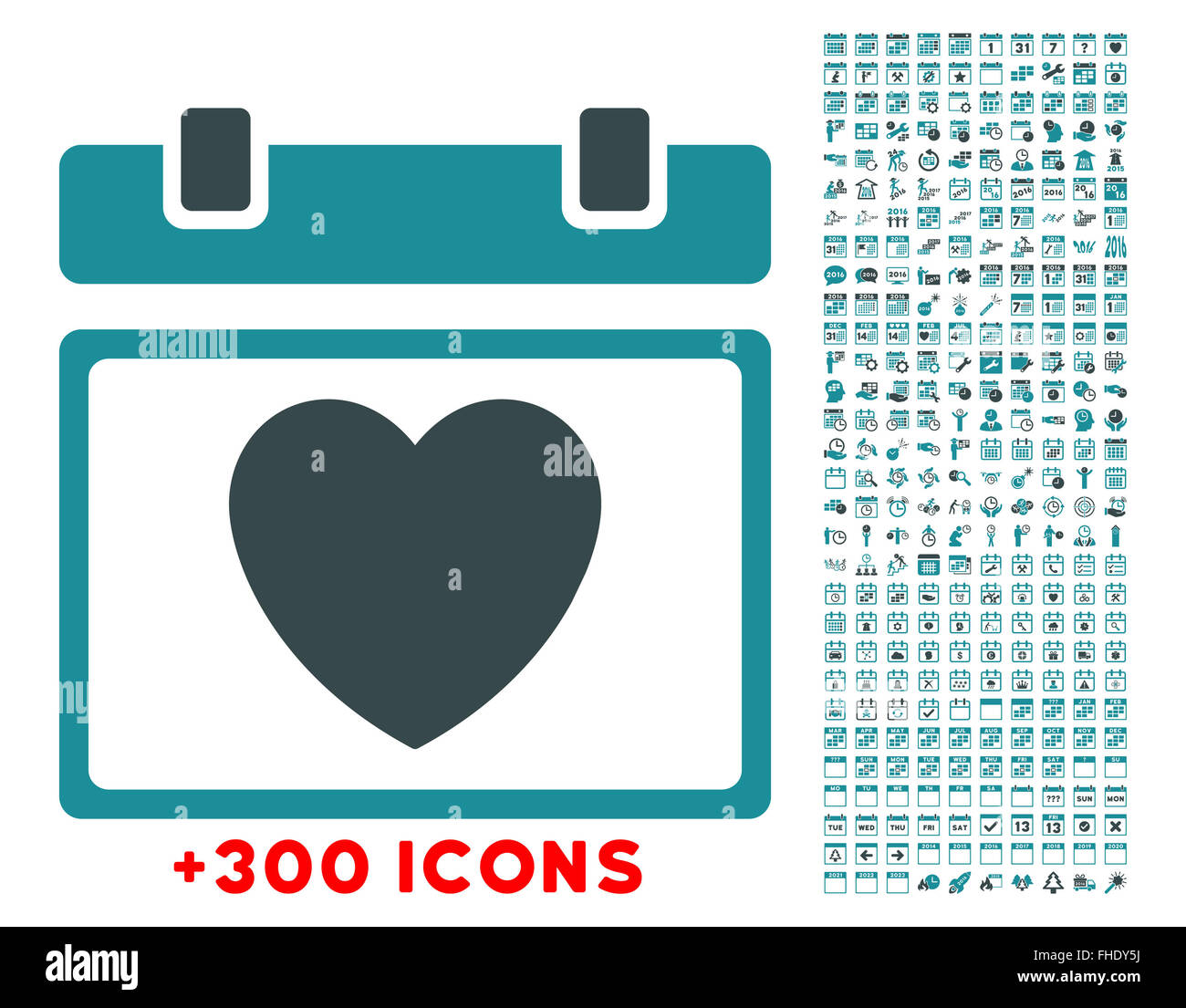 Lovely Organizer Date Icon Stock Photo - Alamy