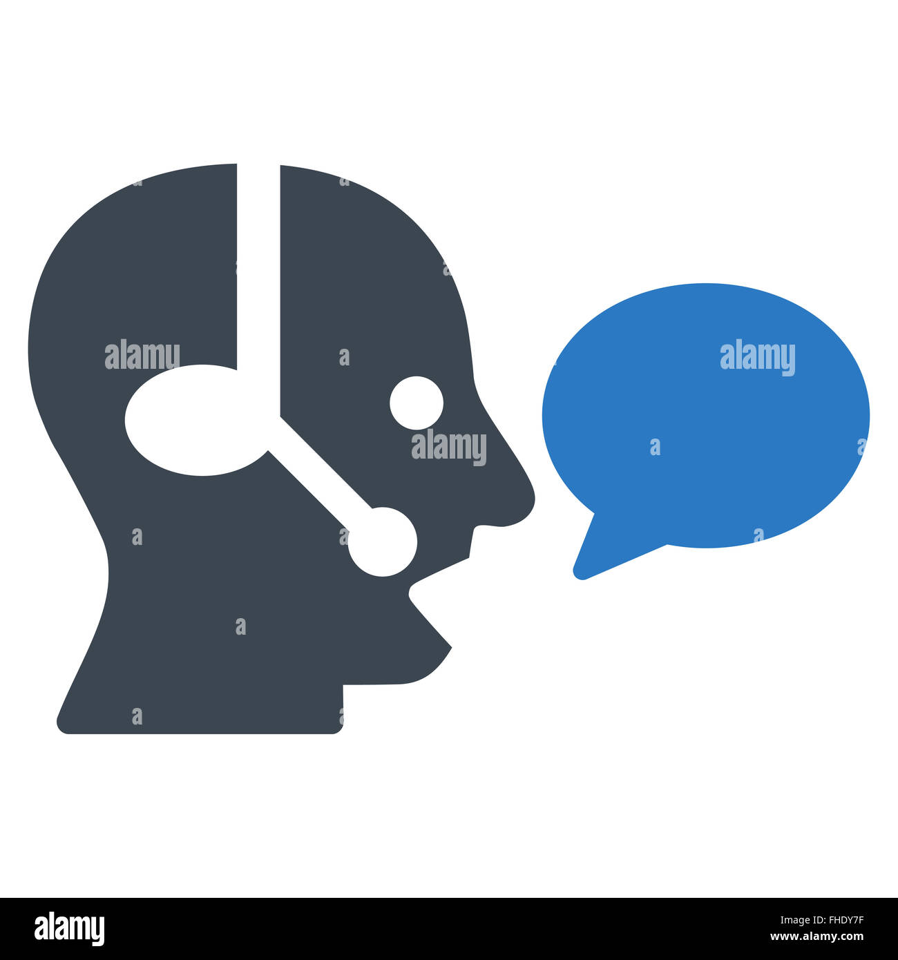 Operator Message Icon Stock Photo - Alamy