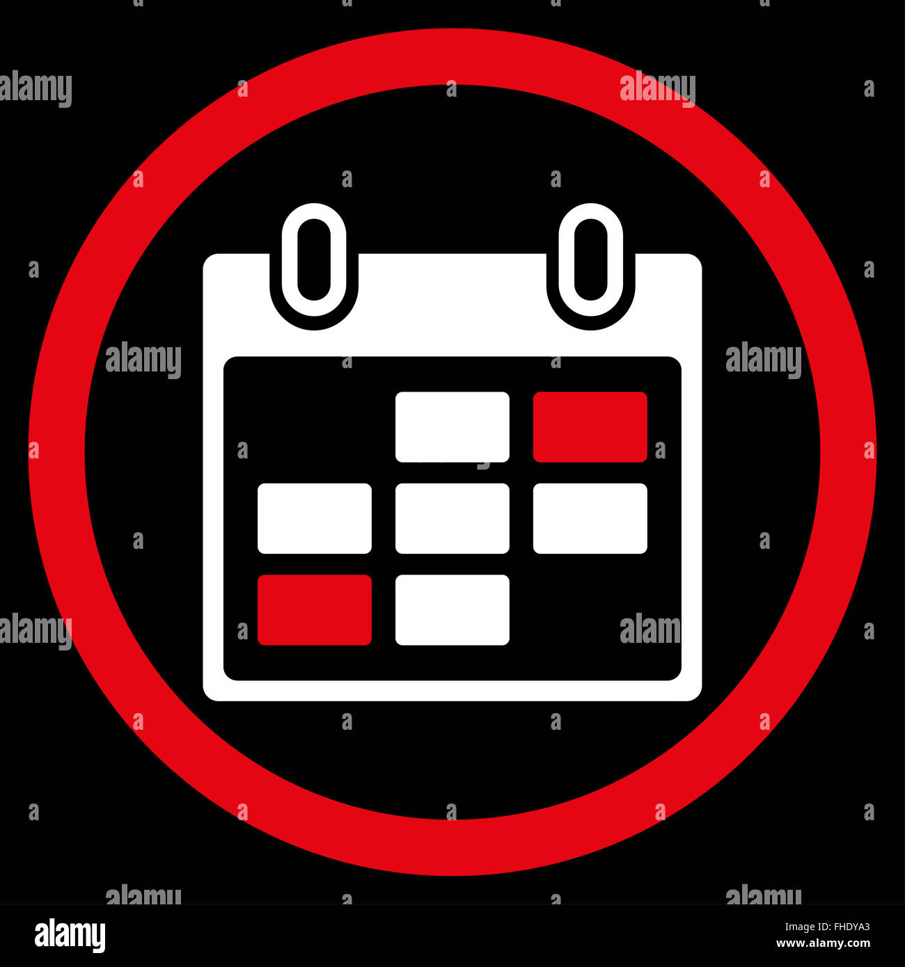 Plan Days Icon Stock Photo - Alamy