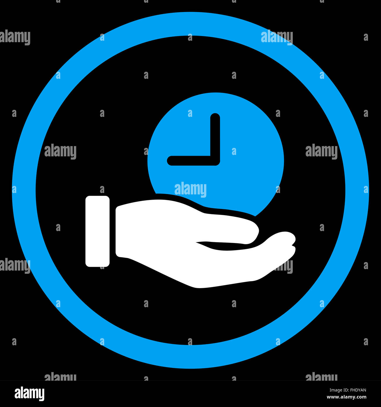 Time Service Icon Stock Photo - Alamy