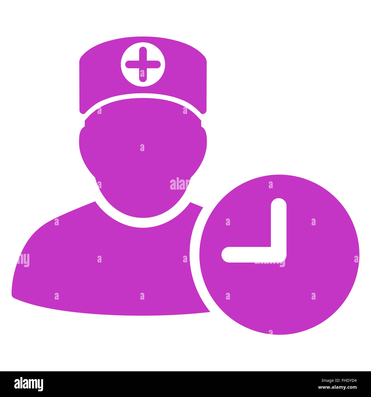 Doctor Schedule Icon Stock Photo - Alamy
