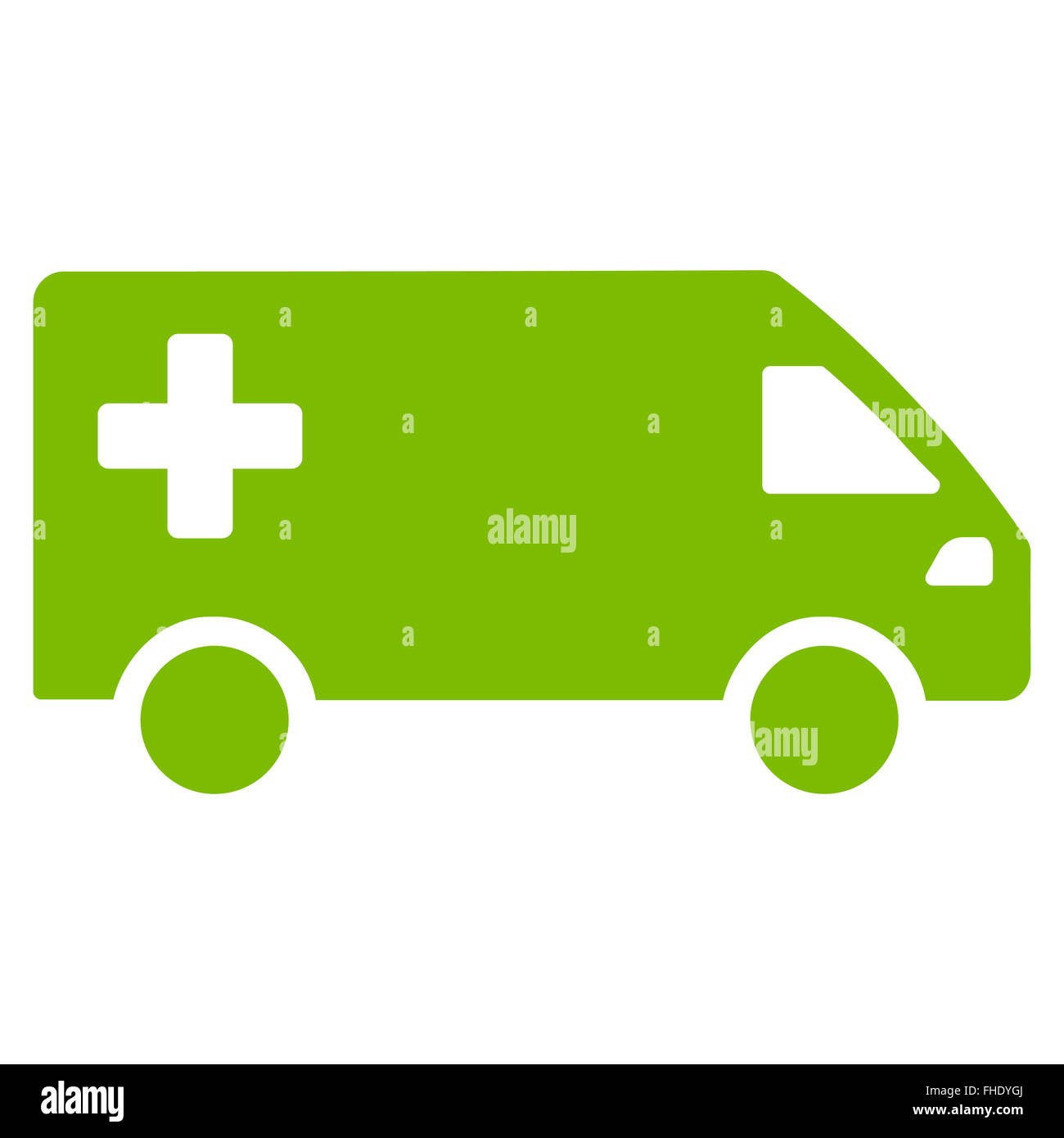 Emergency Van Icon Stock Photo - Alamy