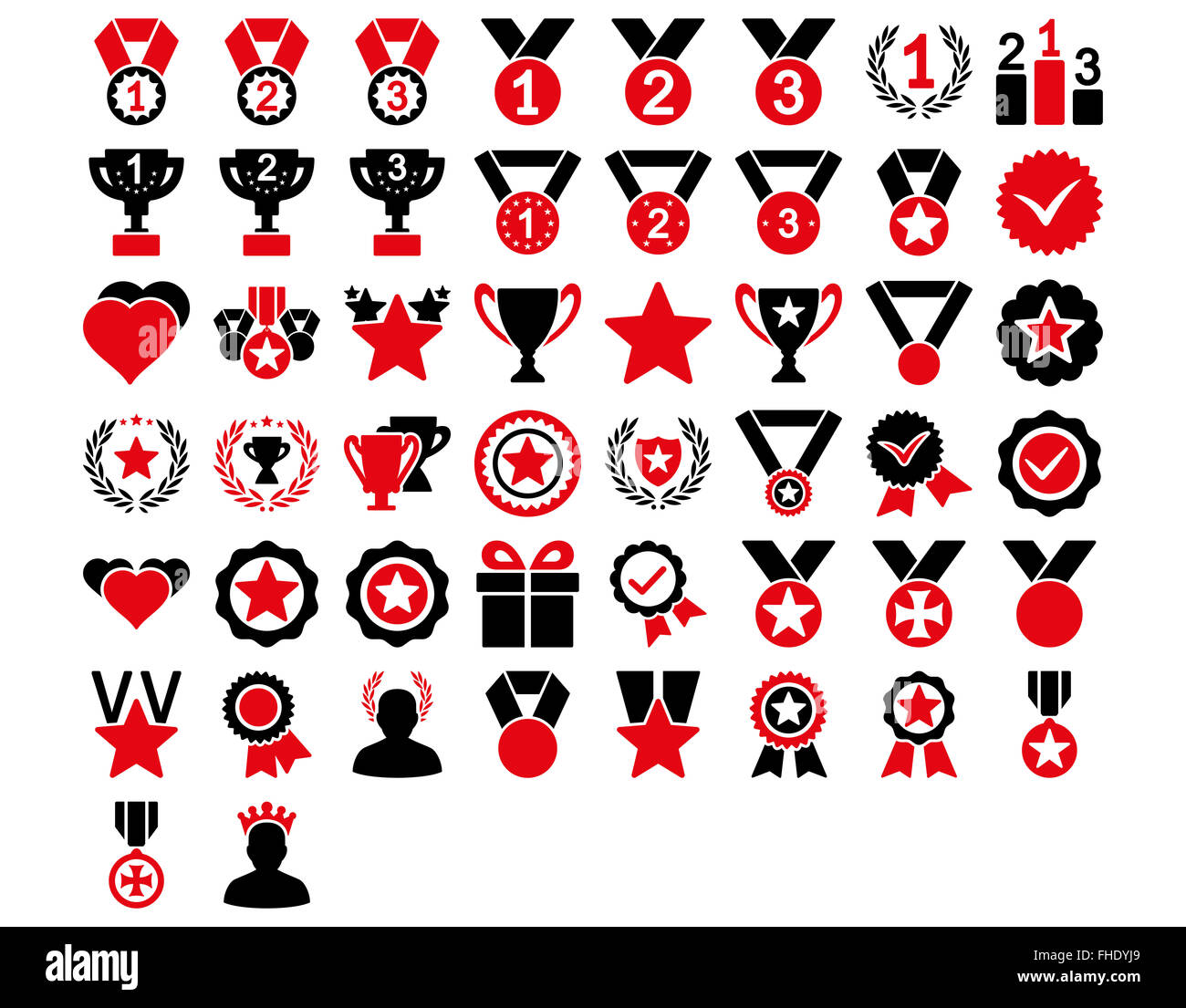 Competition and Awards Icons Stock Photo - Alamy