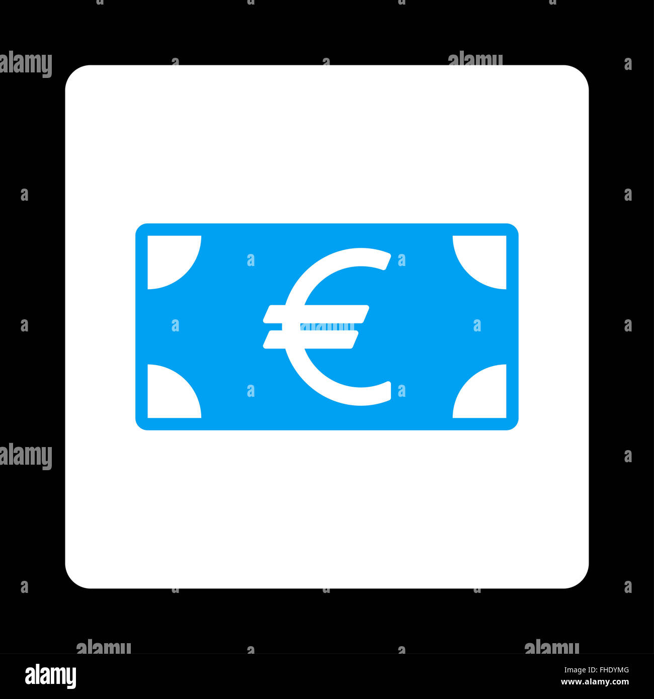 Euro Banknote icon Stock Photo - Alamy