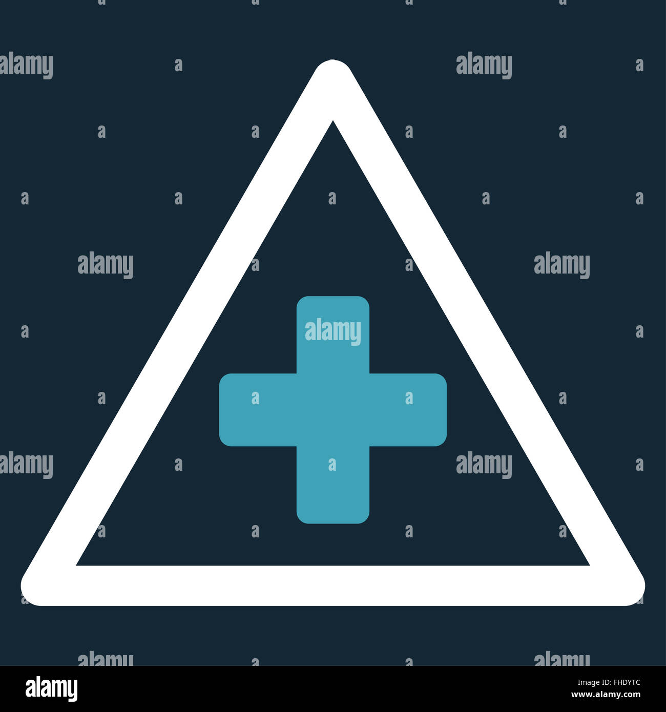Health Warning Icon Stock Photo - Alamy
