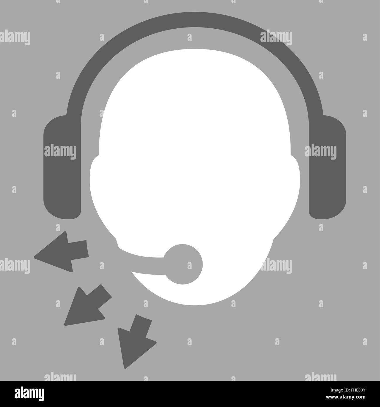 Operator Message Icon Stock Photo - Alamy