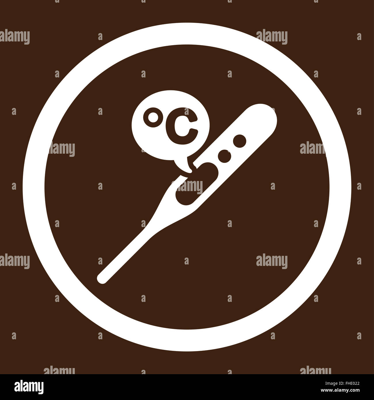 Celsius Temperature Rounded Vector Icon Stock Photo - Alamy