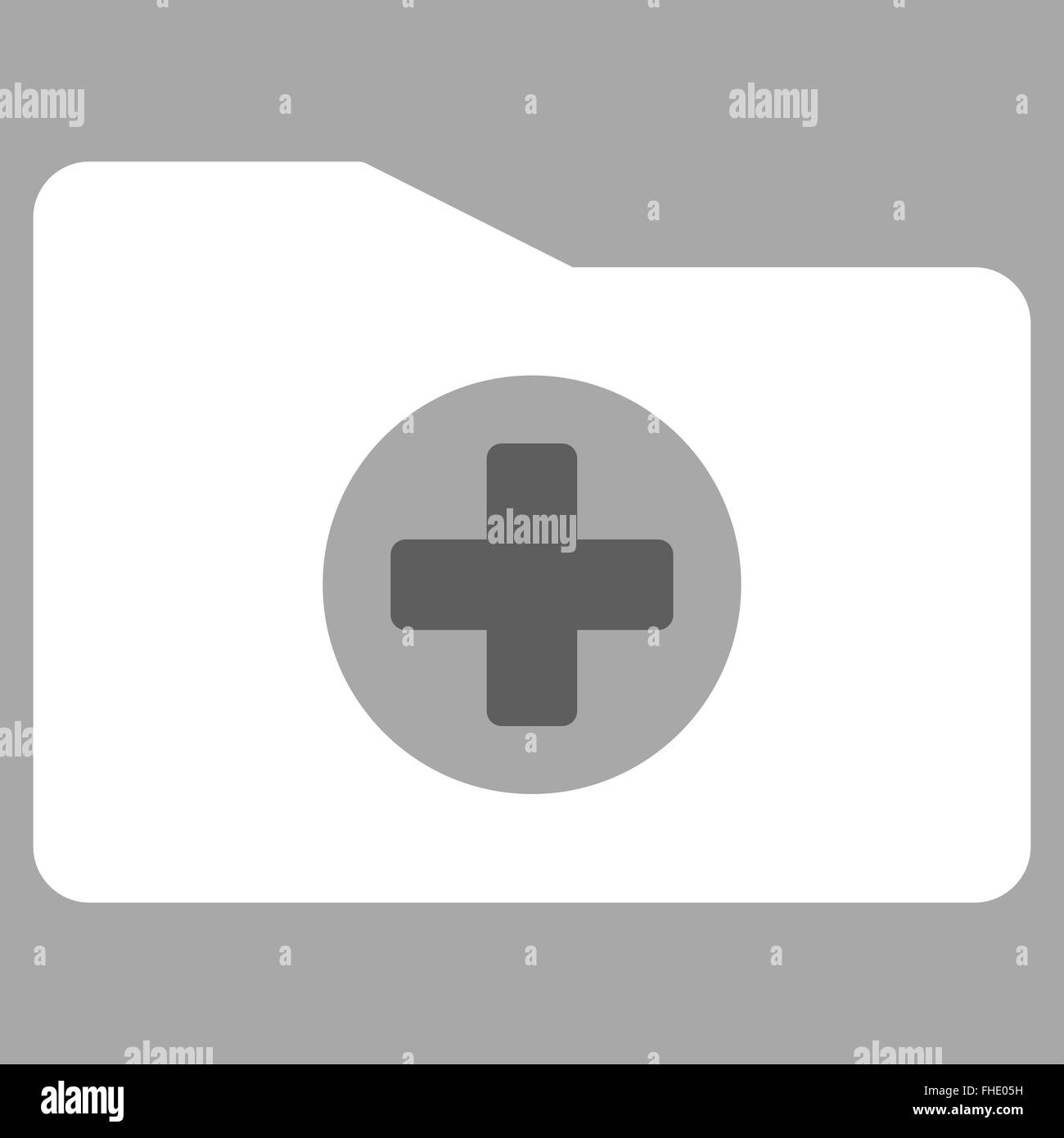 Medical Folder Icon Stock Photo - Alamy