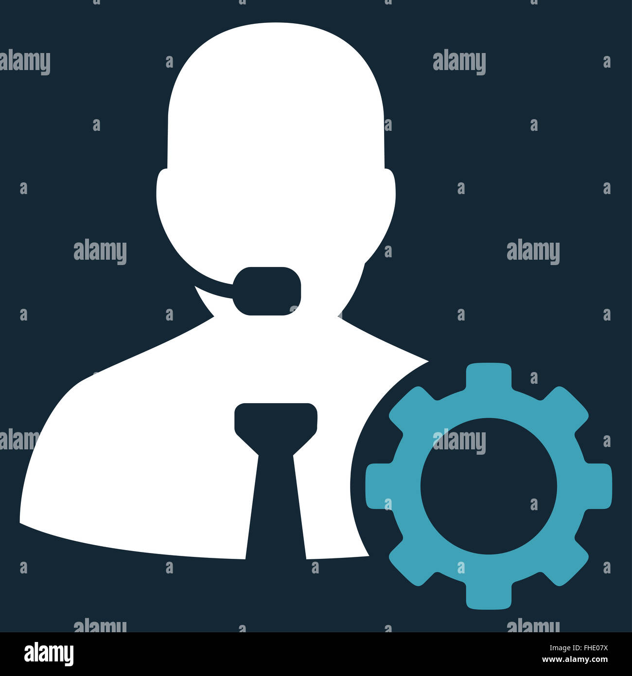 Operator Options Icon Stock Photo - Alamy