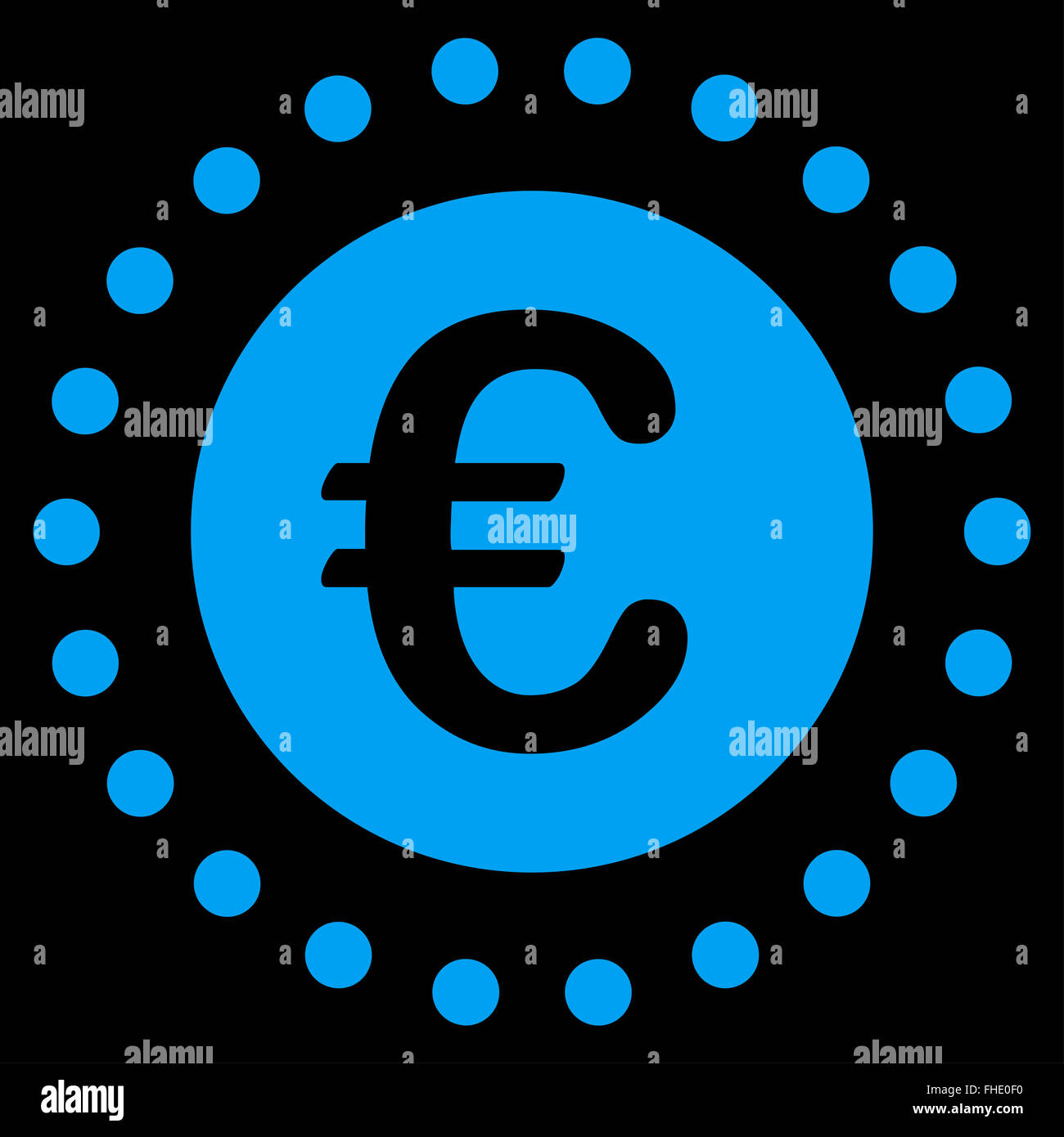 Euro Gold Coin Icon Stock Photo - Alamy