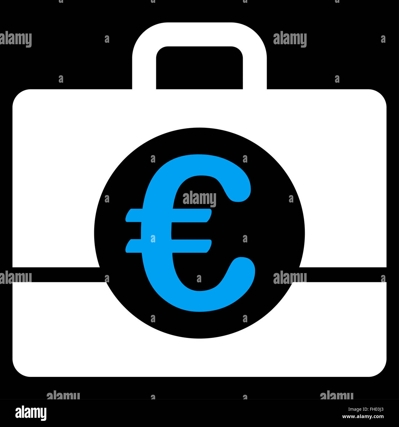 Euro Accounting Icon Stock Photo - Alamy