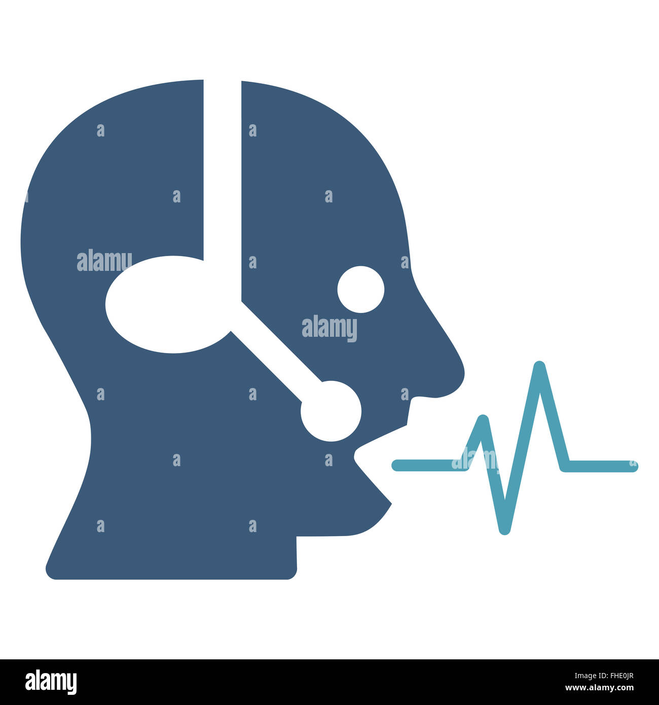 Operator Signal Icon Stock Photo - Alamy