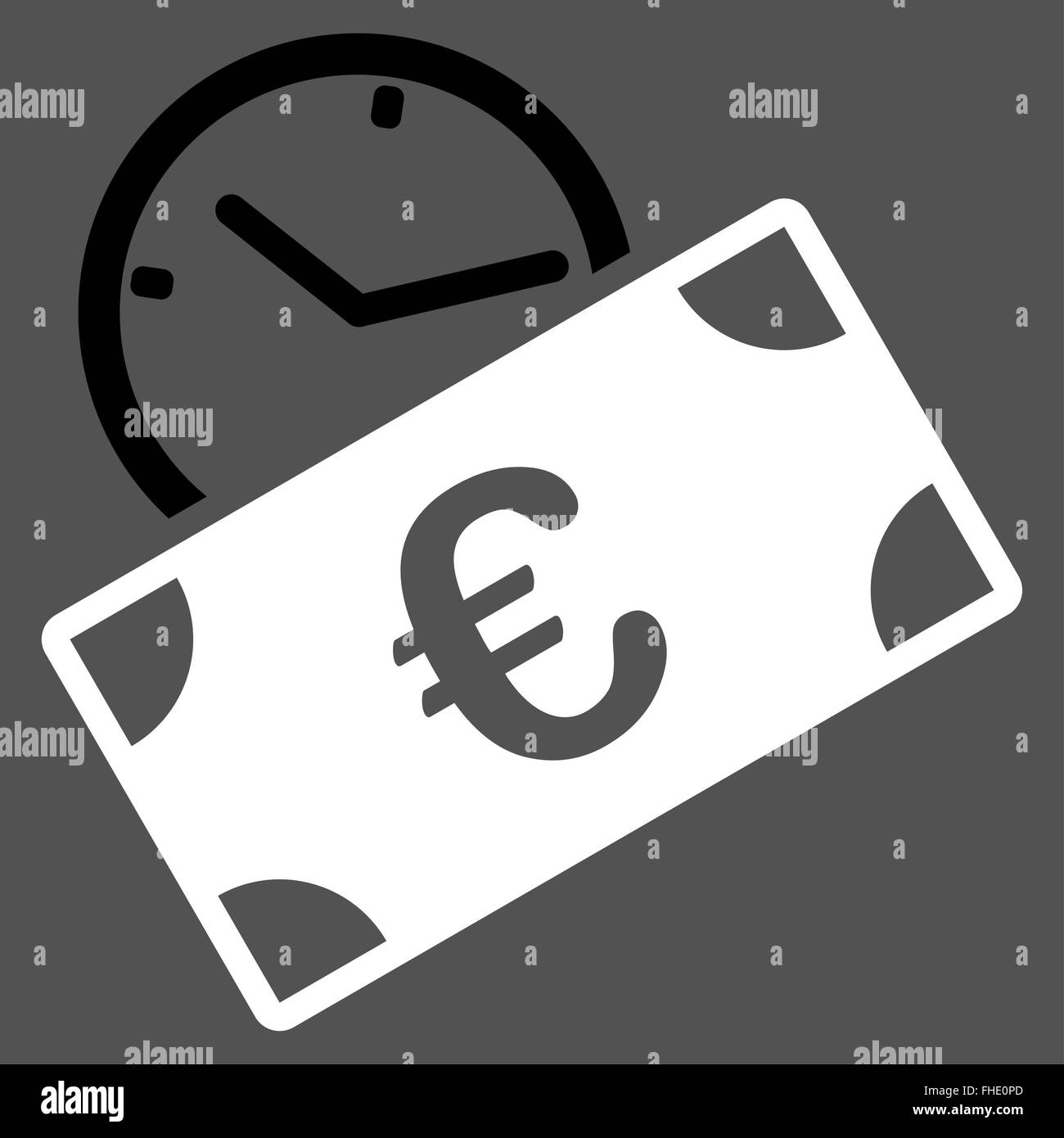 Euro Recurring Payment Icon Stock Photo - Alamy