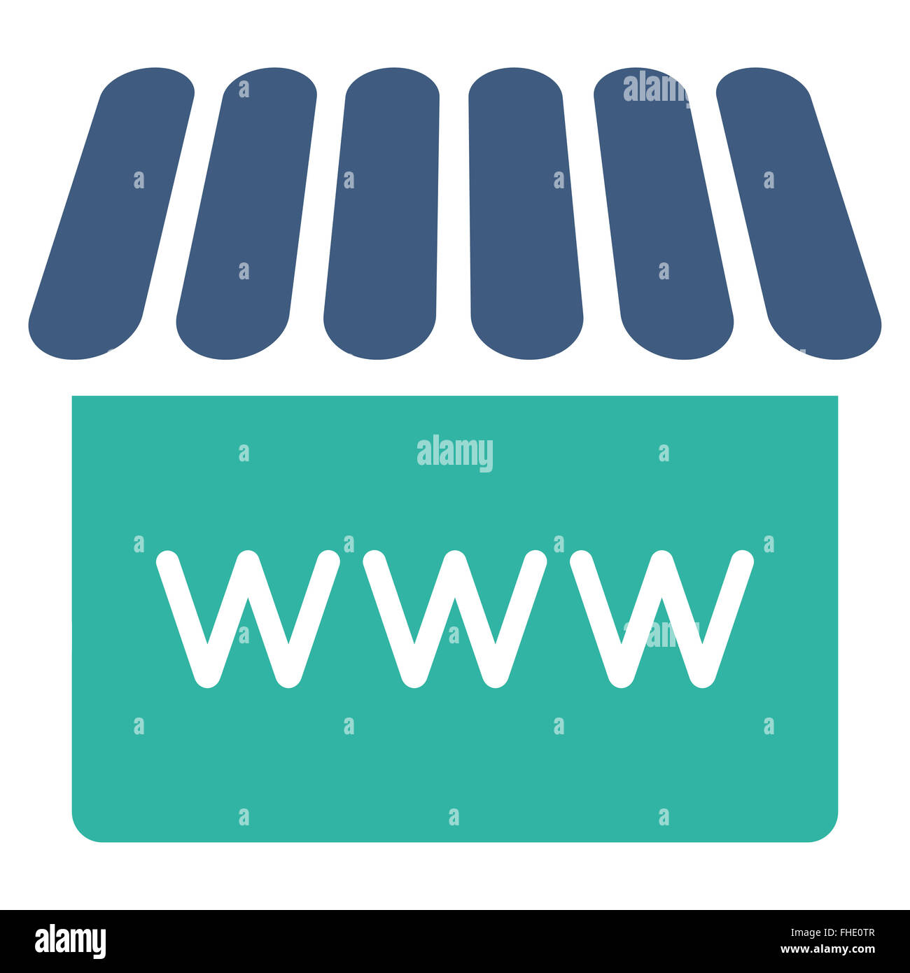 Webstore icon from Business Bicolor Set Stock Photo - Alamy