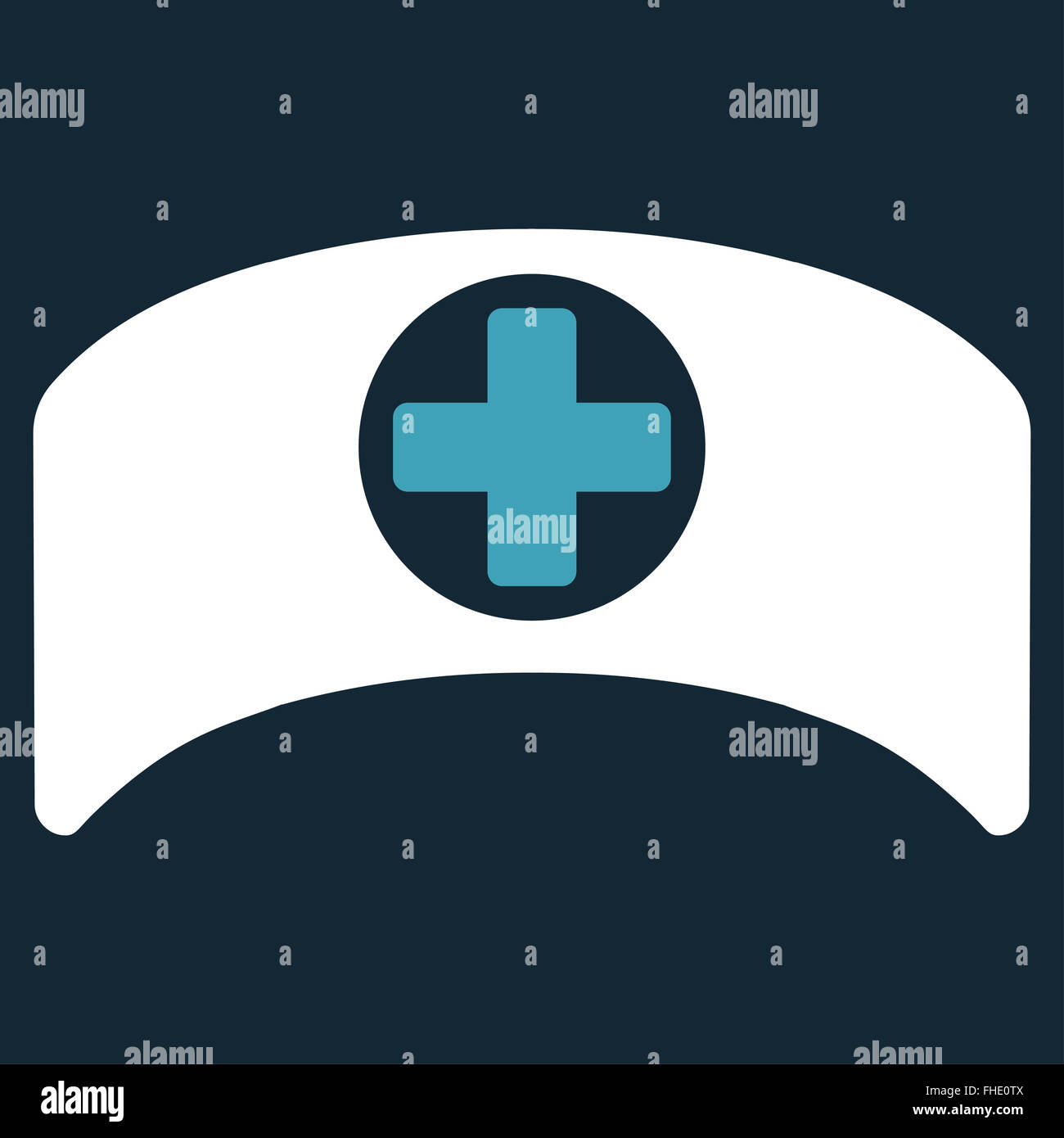 Doctor Cap Icon Stock Photo - Alamy