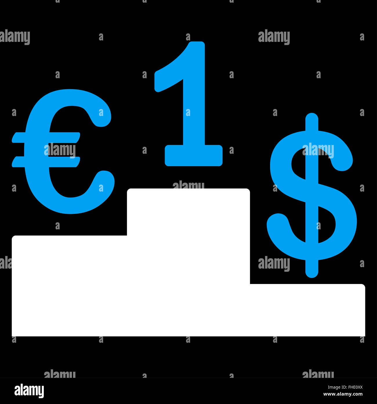 Currency Competition Icon Stock Photo - Alamy