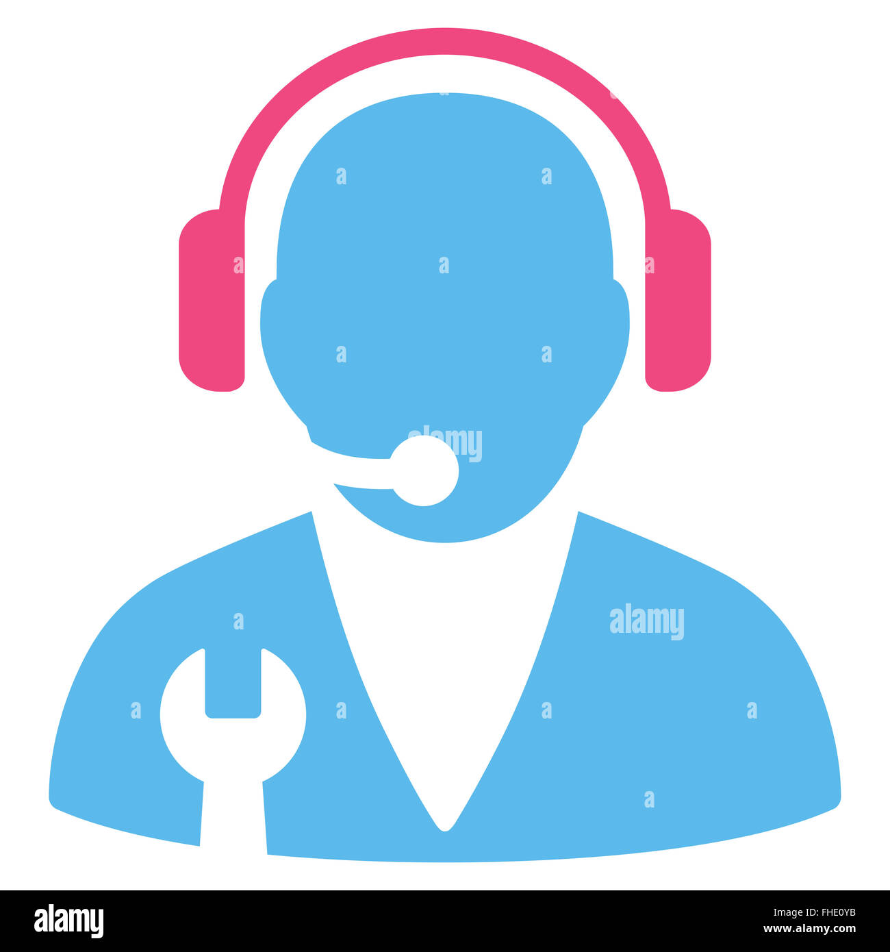 Support Manager Icon Stock Photo - Alamy