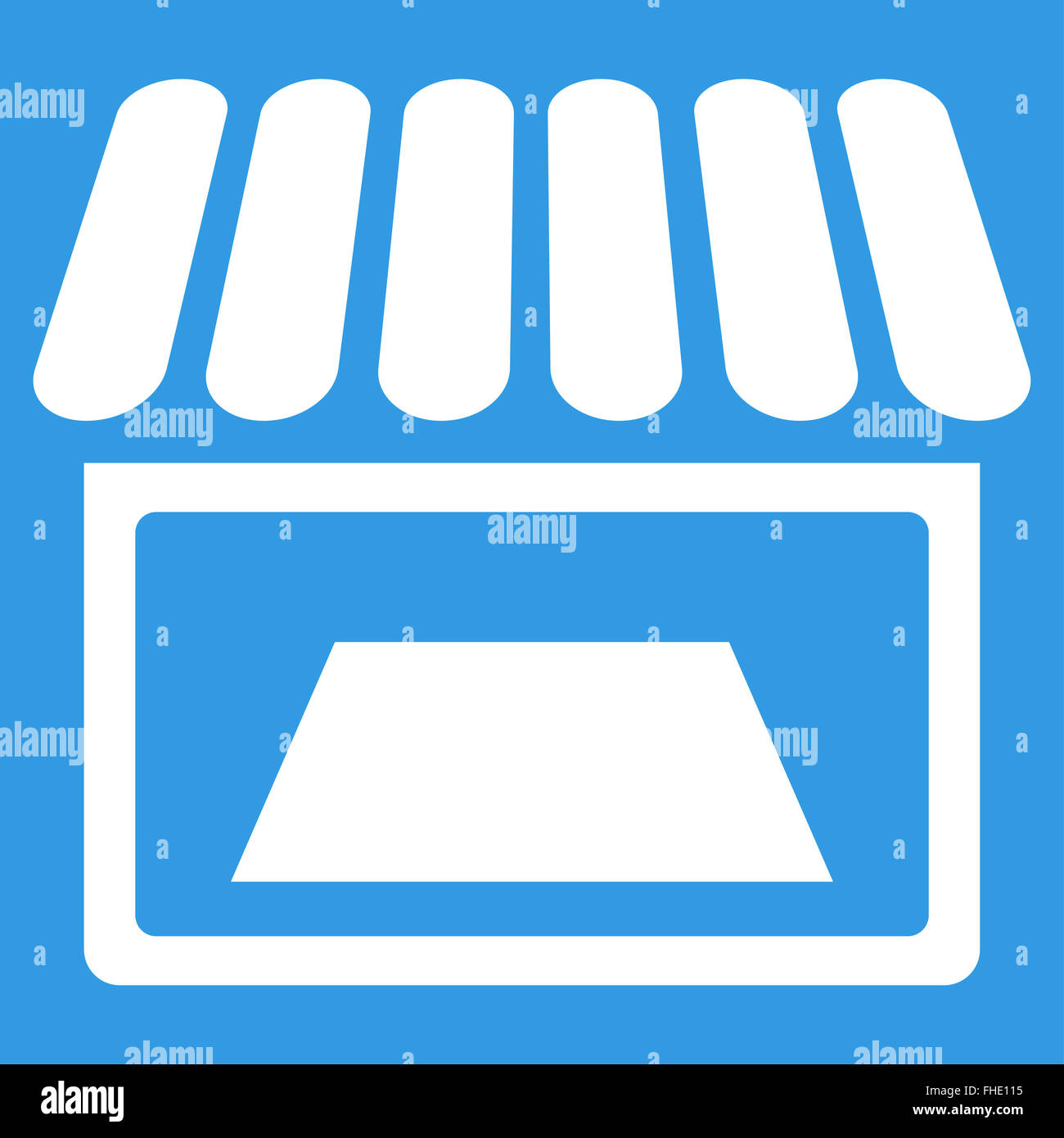 Shop Flat Icon Stock Photo - Alamy