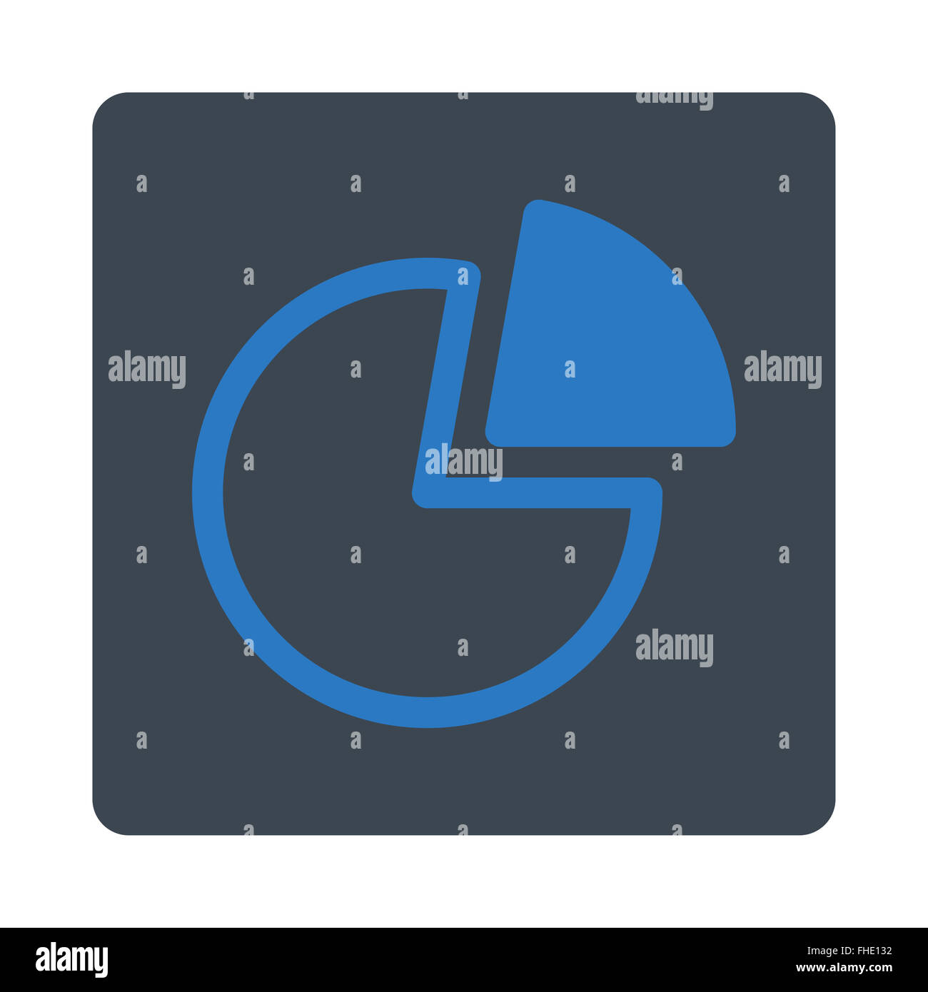 Pie Charts Icon Stock Photo - Alamy