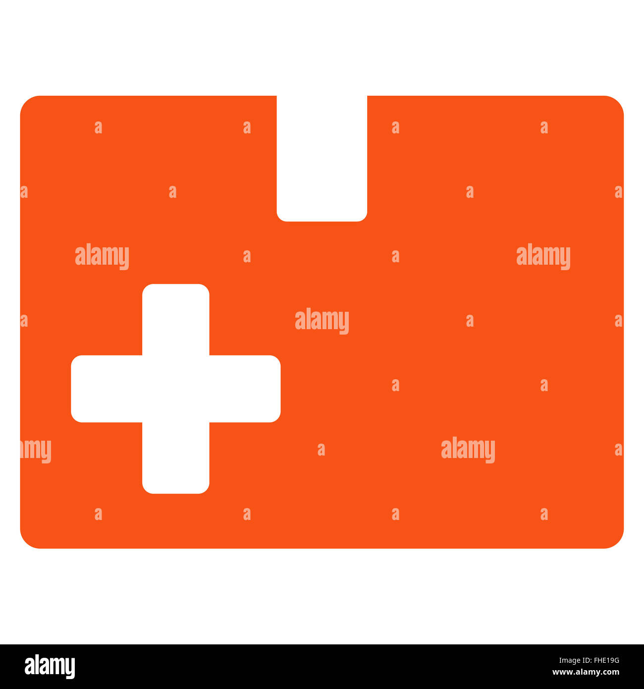 Medical Box Icon Stock Photo - Alamy