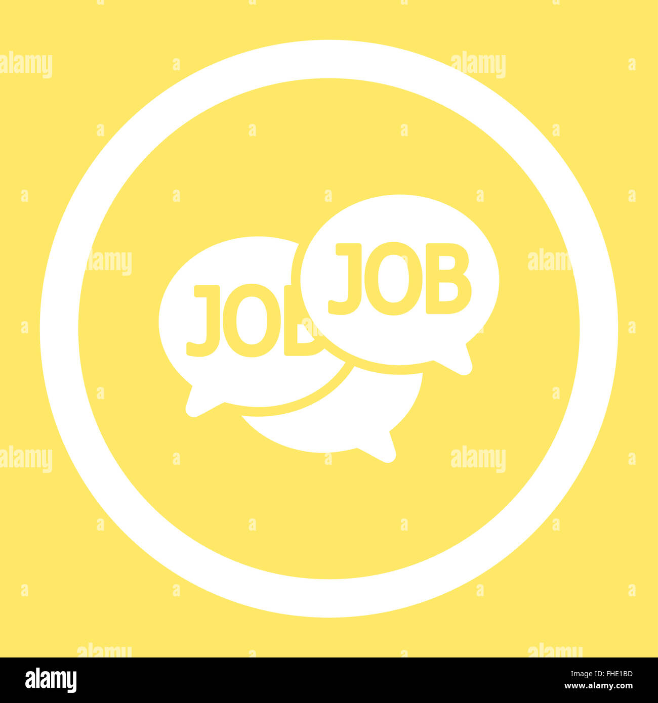 Labor Market icon Stock Photo - Alamy