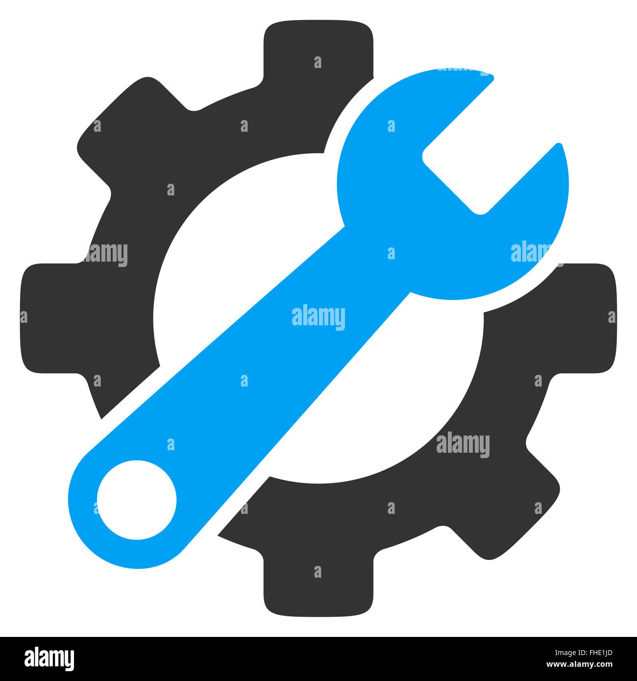 Service Tools Icon Stock Photo - Alamy