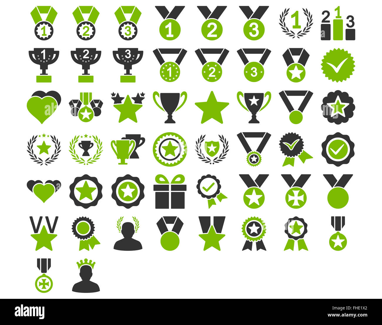 Competition and Awards Icons Stock Photo - Alamy