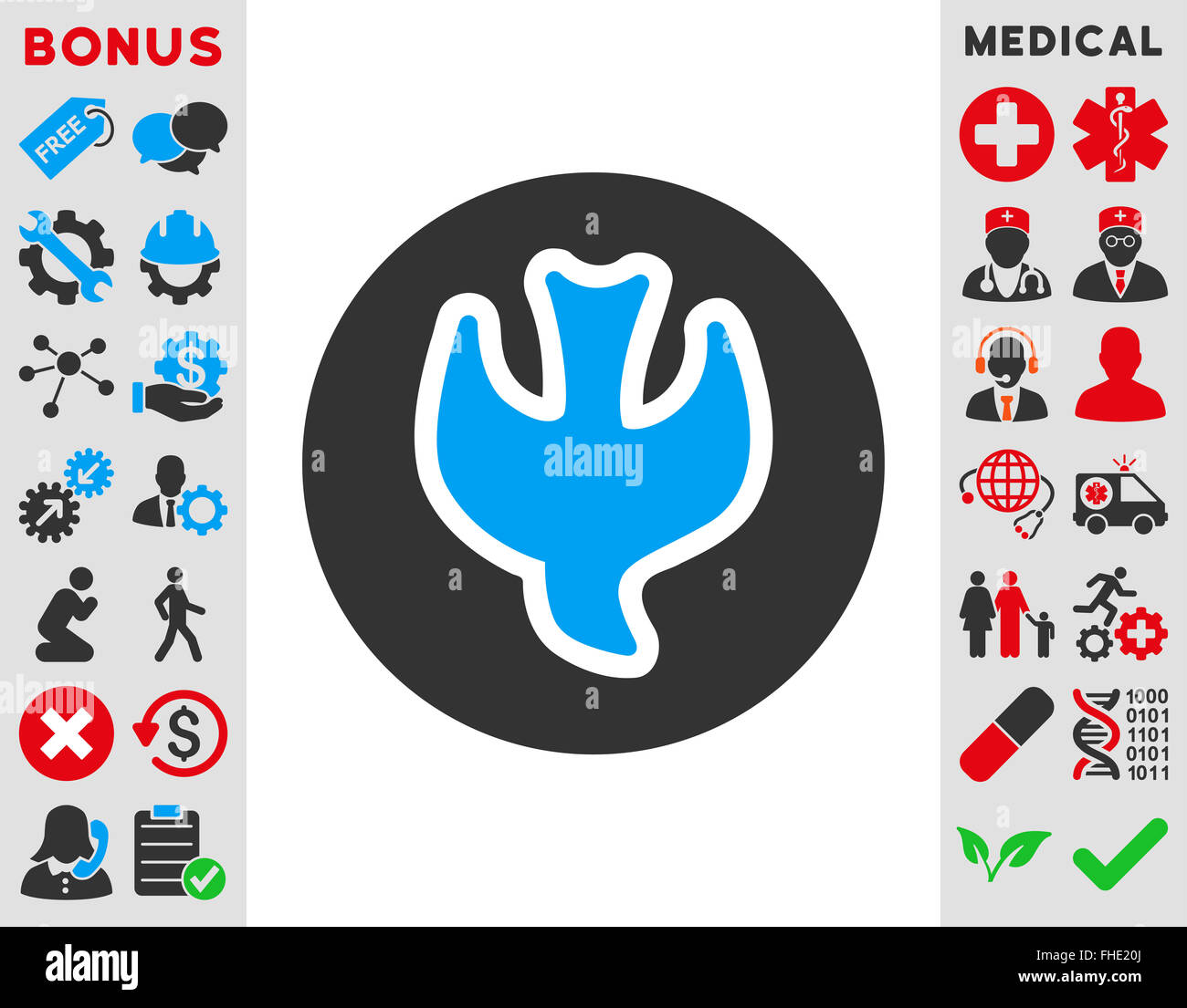 Falling Soul Icon Stock Photo - Alamy