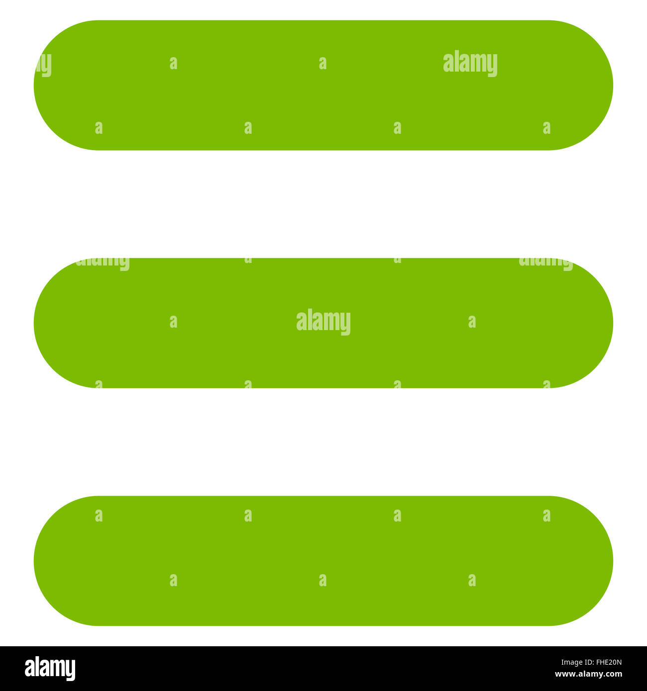 Stack flat eco green color icon Stock Photo - Alamy