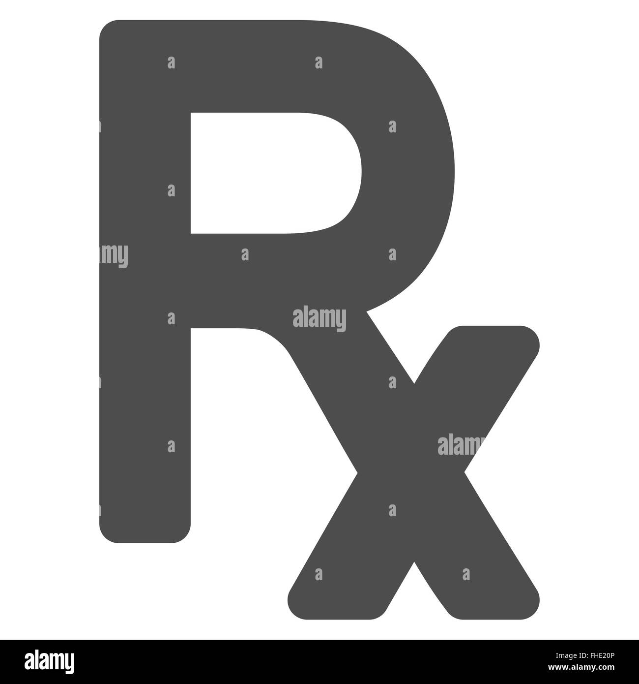 Prescription Symbol Icon Stock Photo - Alamy