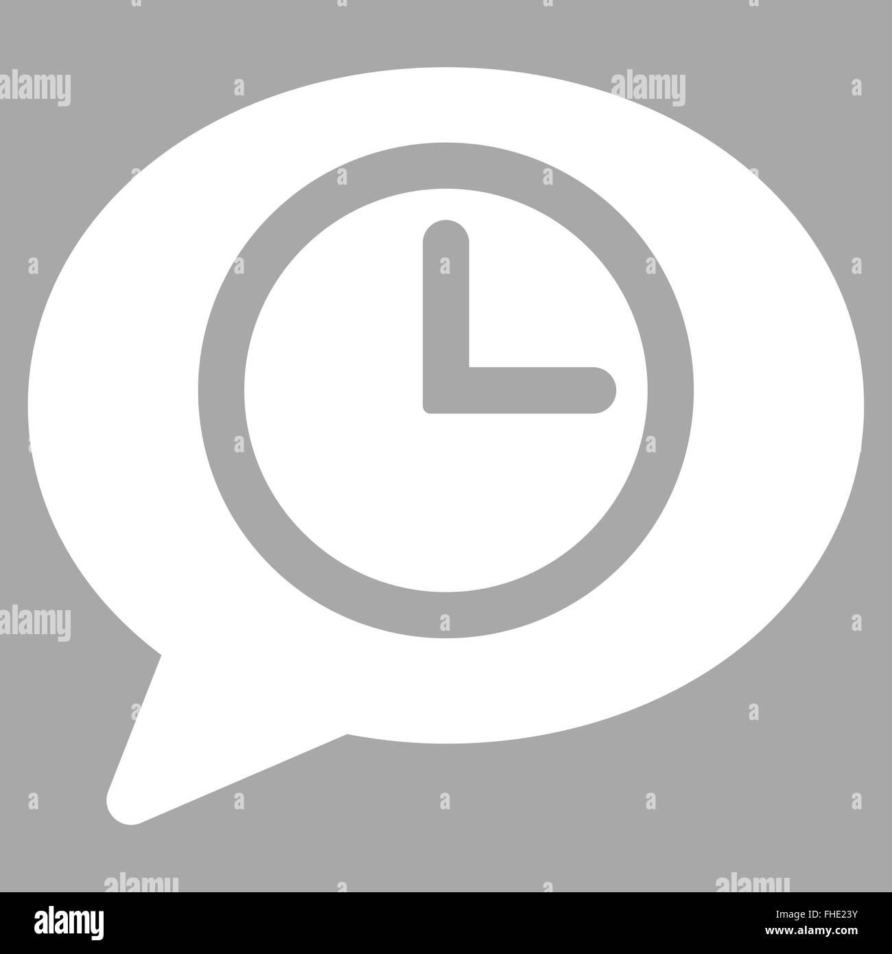 Message Time Icon Stock Photo - Alamy