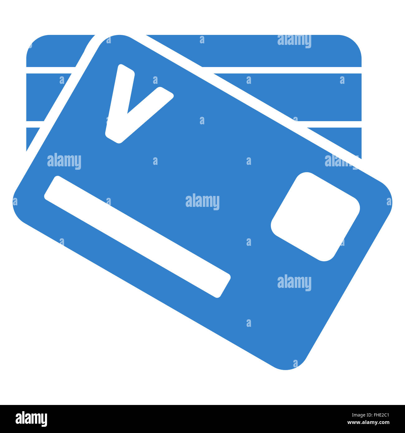 Banking Cards Icon Stock Photo - Alamy