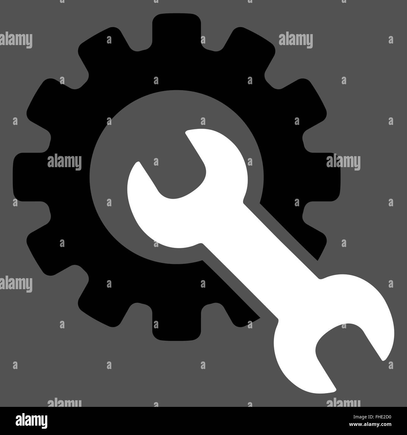 Service Tools Icon Stock Photo - Alamy