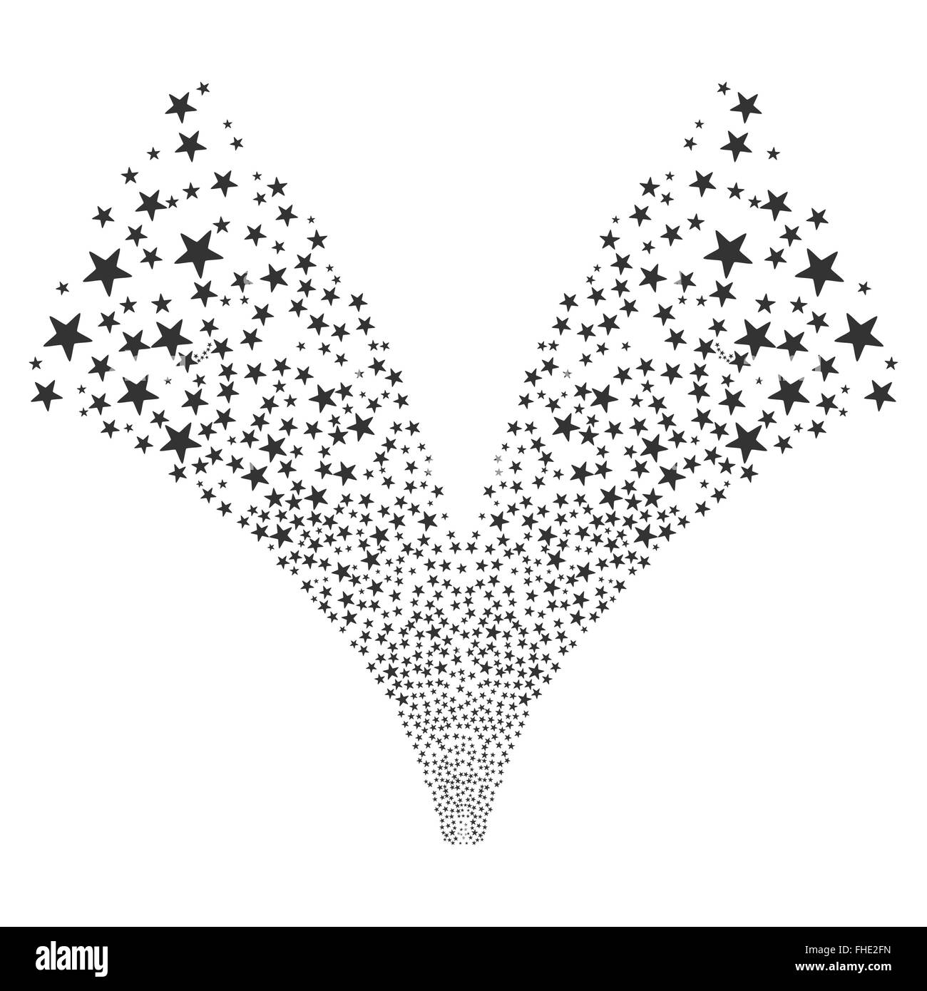 Double Star Fountain Salute Stock Photo - Alamy