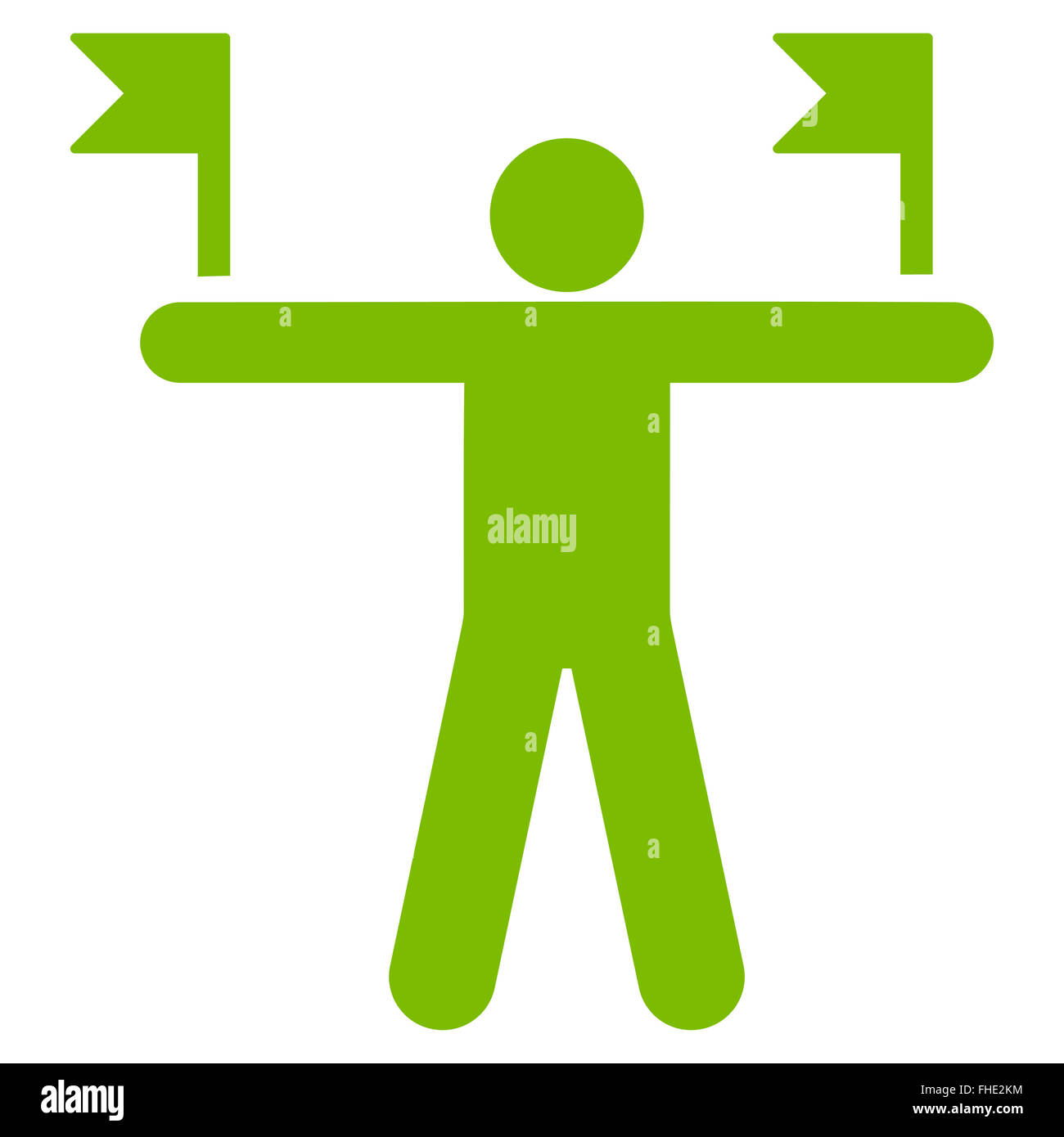 The communication with signal flags Cut Out Stock Images & Pictures - Alamy