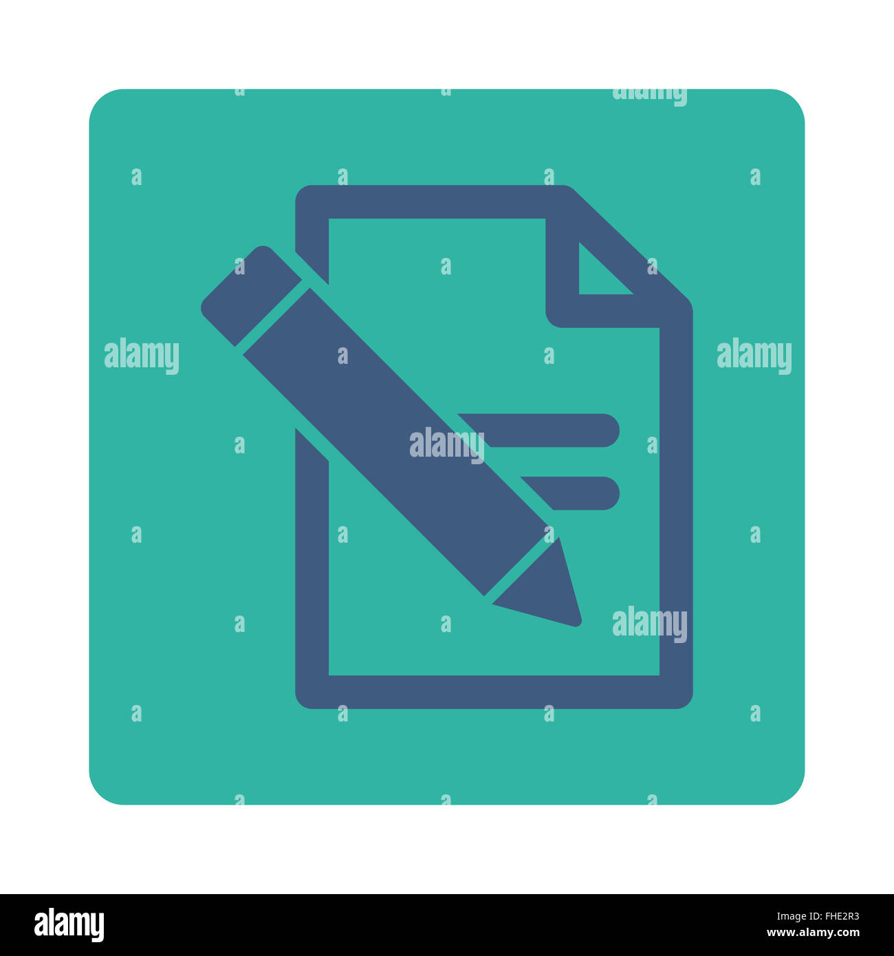 Edit records icon hi-res stock photography and images - Alamy