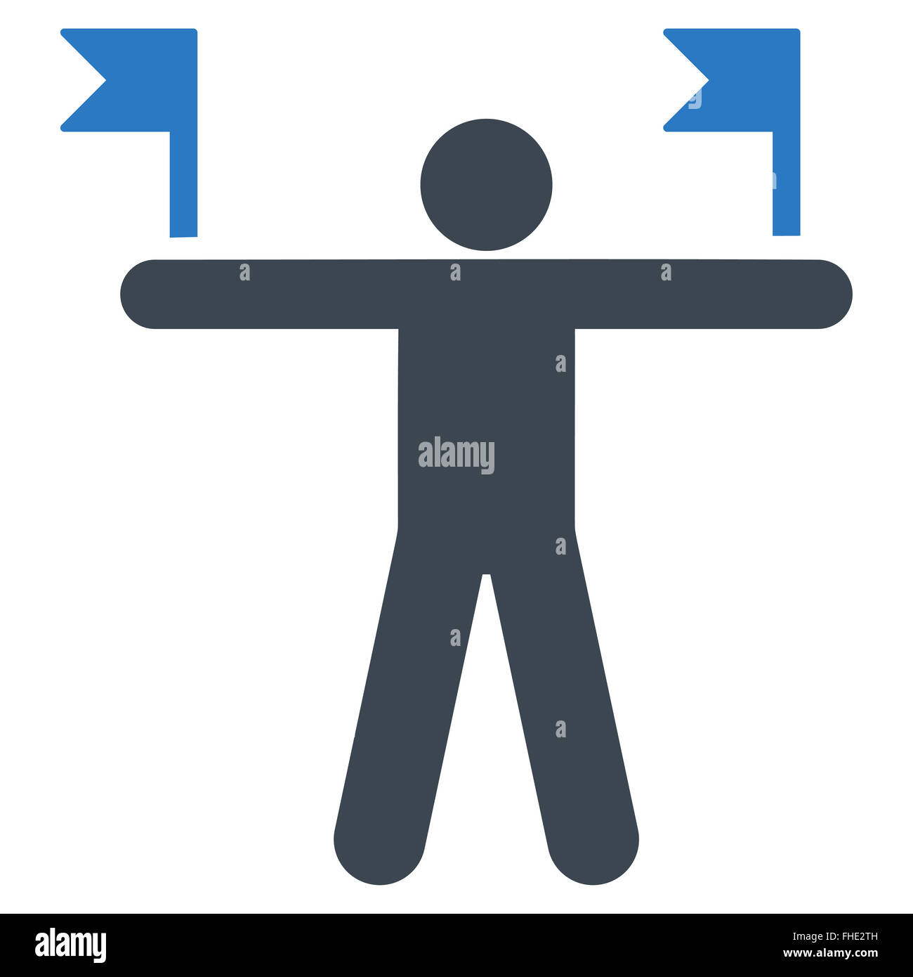 The communication with signal flags Cut Out Stock Images & Pictures - Alamy