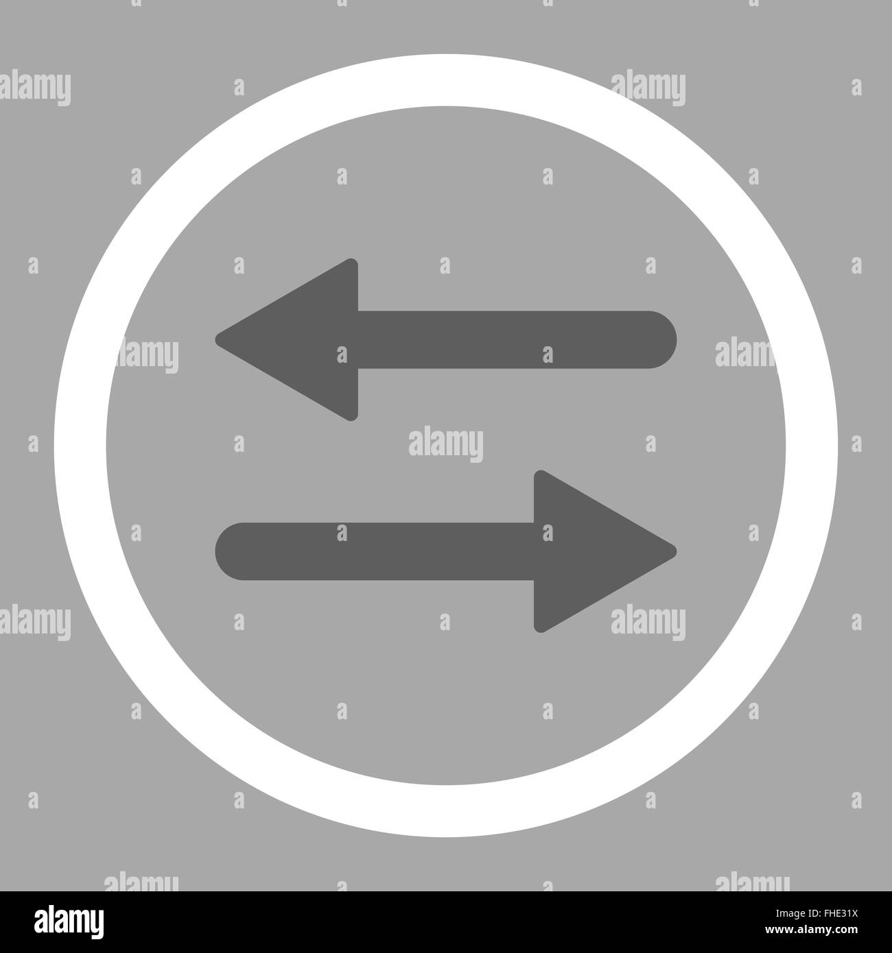 Arrows Exchange flat dark gray and white colors rounded raster icon ...