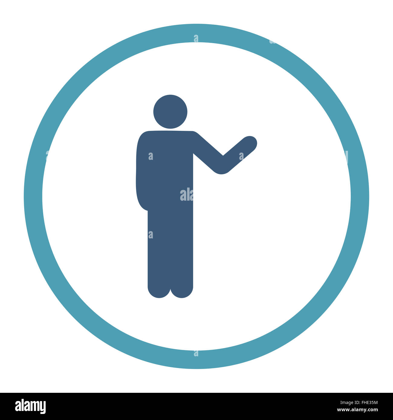 Talking person icon Stock Photo - Alamy