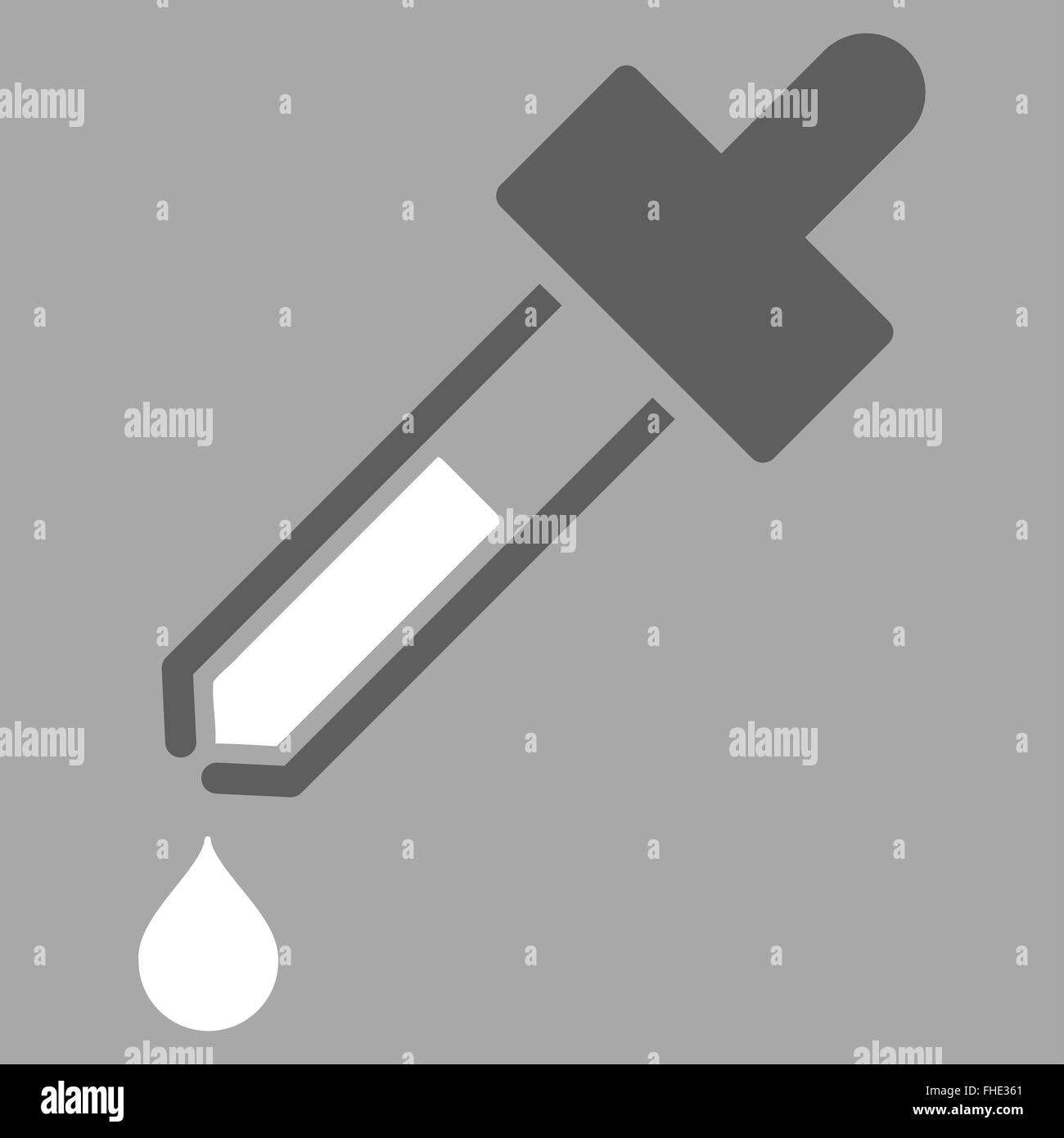 Dropper Flat Icon Stock Photo - Alamy