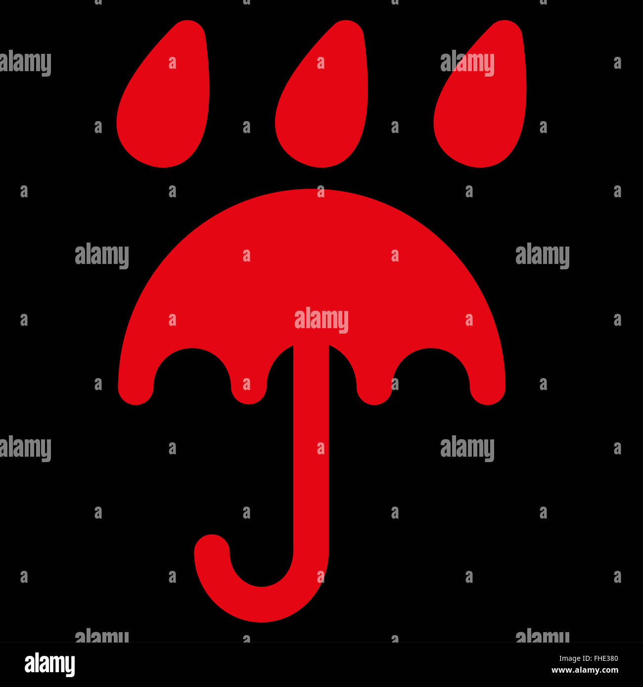 Rain protection icon Stock Photo - Alamy