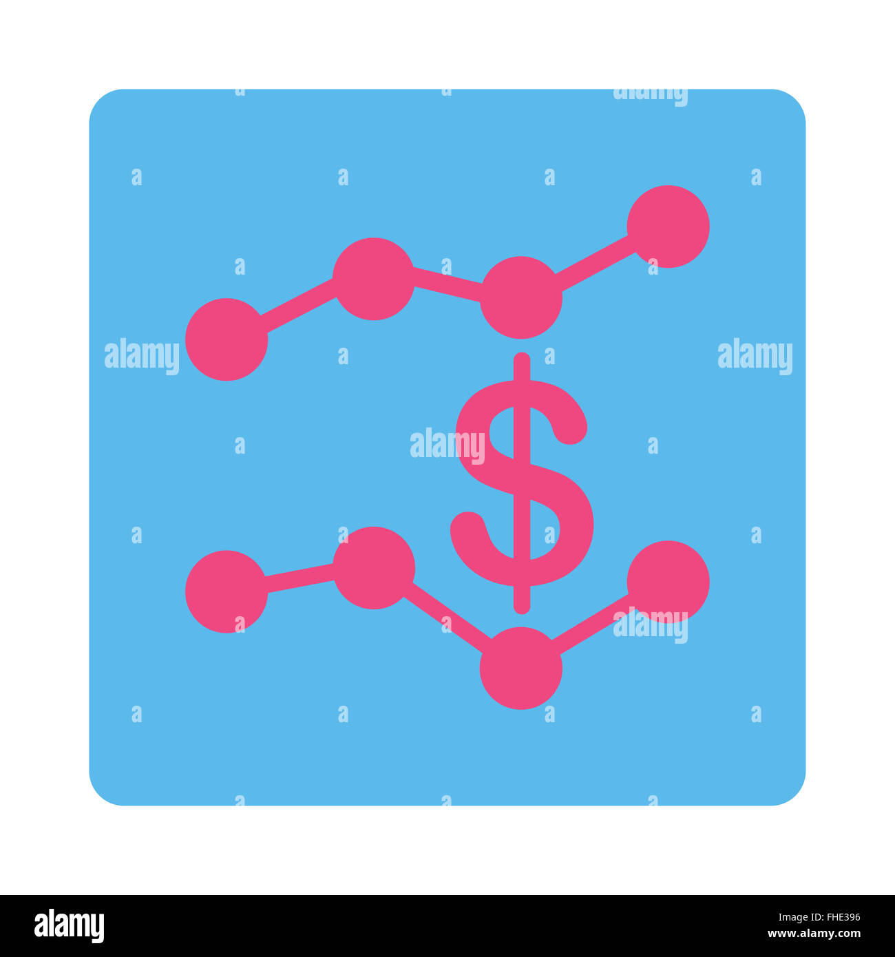 Sales Trends Icon Stock Photo - Alamy