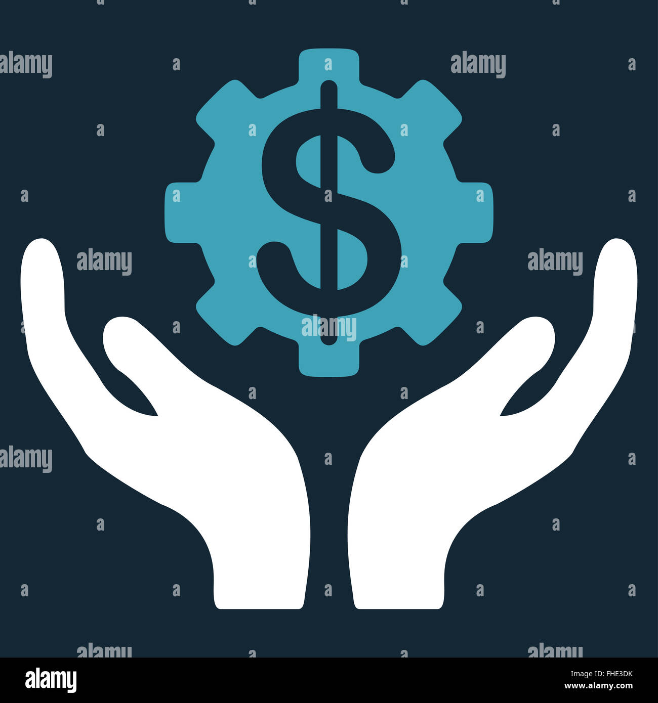 White power bank gear icon hi-res stock photography and images - Alamy