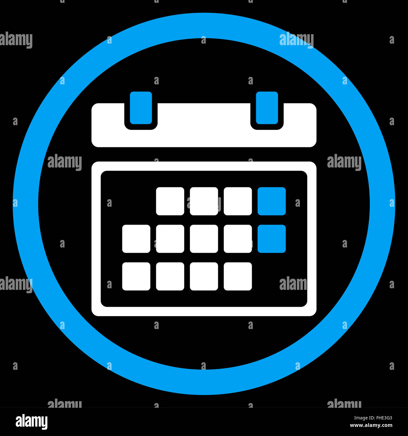 Month Plan Icon Stock Photo - Alamy