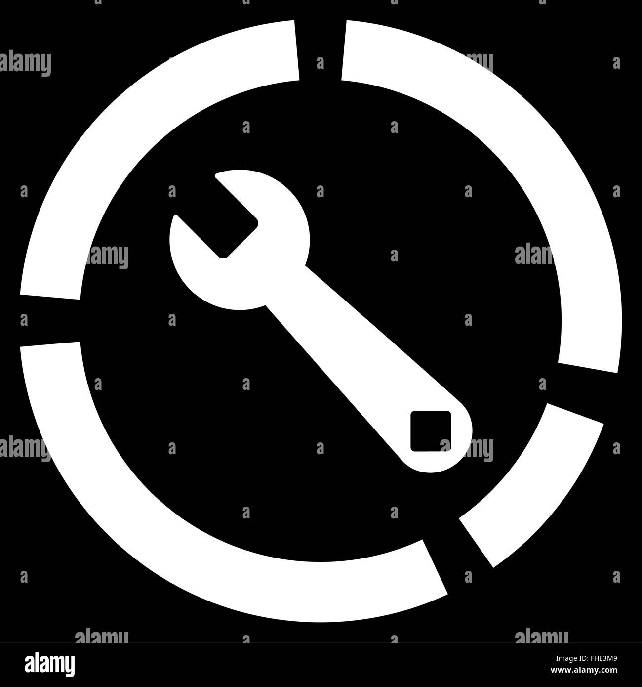 Repair Diagram Icon Stock Photo - Alamy