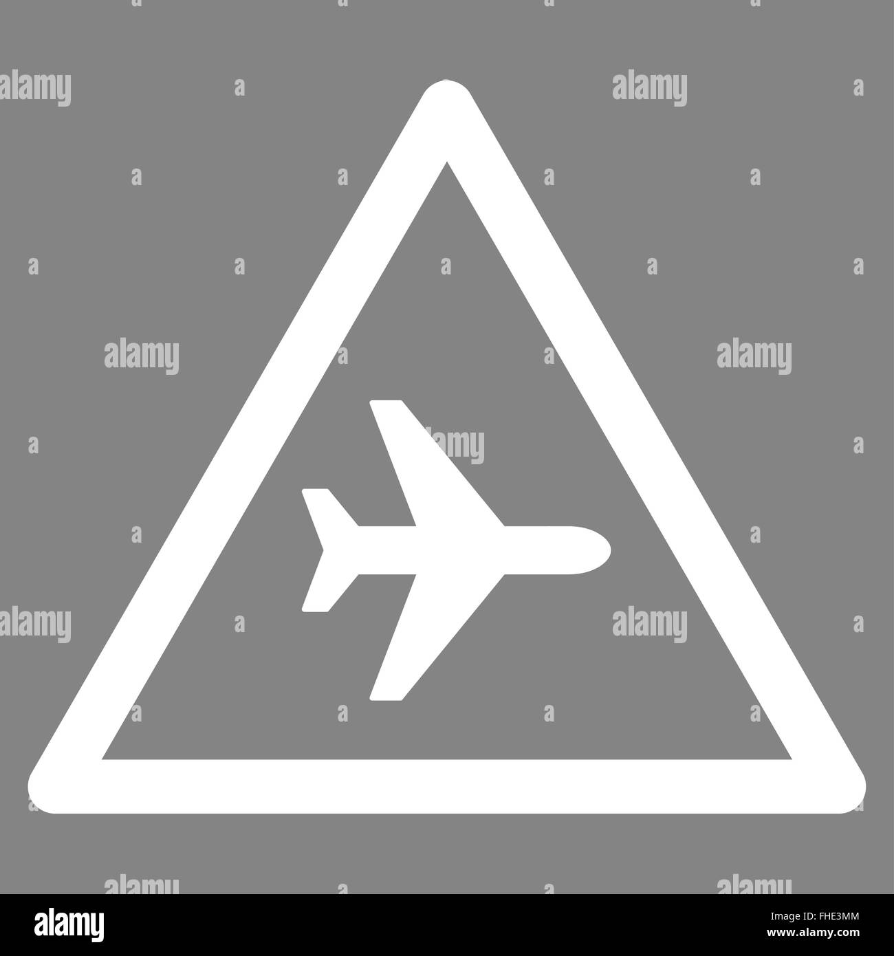Aircraft warning signs Black and White Stock Photos & Images - Alamy